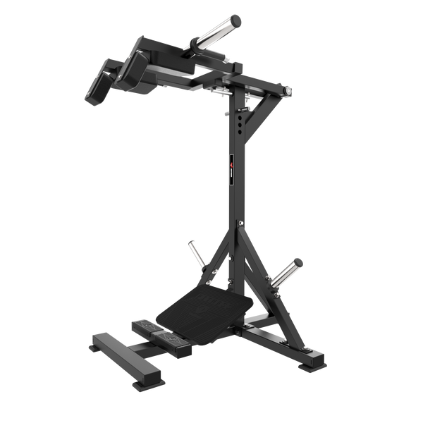 Compact Standing Calf Machine & Hack Squat Combo for Legs